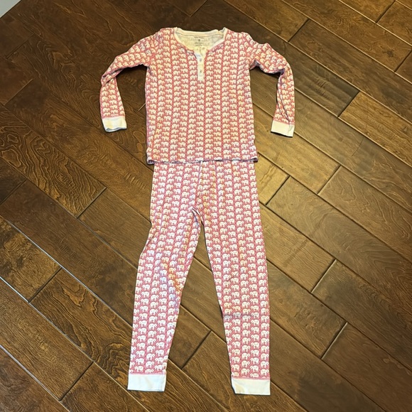 Roller Rabbit | Pajamas | Roller Rabbit Pink Hathi Print Kids Pajama ...